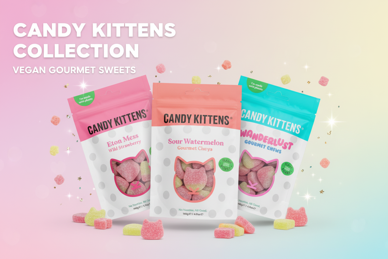 Candy Kittens Vegan Gummy Candy | Premium UK Sweets | Gotta Be Candy